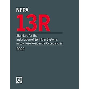 NFPA 13R, Standard for the Installation of Sprinkler Systems in Low-Rise Residential Occupancies, 2022 Edition