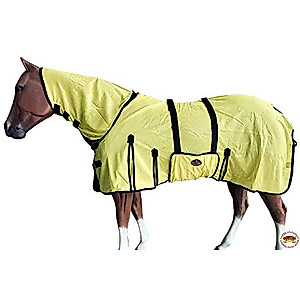 HILASON 72 Inches Horse Fly Sheet Ultra Violet Rays Protect Mesh Bug Mosquito Summer Spring | Fly Sheet | Horse Turnout Sheet | Fly Sheet for Horses | Bug and Mosquito Protection | Fly Sheet for Horse