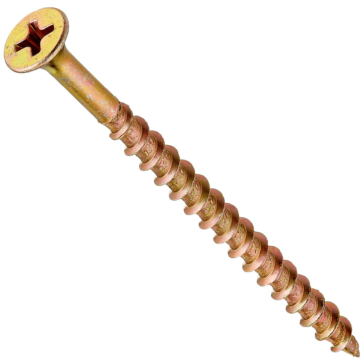 The Hillman Group 47674 8-Inch x 2-1/2-Inch All Purpose Wood Screw with Phillips Drive, 1-Pound, Yellow