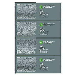 DOVE MEN + CARE Plant-Powered Natural Essential Oil Bar Soap Reinvigorating Lime + Avocado Oil to Clean and Hydrate Mens Skin 4-in-1 Bar Soap for Men's Body, Hair, Face and Shave. 5 oz