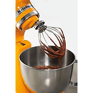 KITCHPOWER K45WW Wire Whip Attachment for Tilt-Head Stand Mixer for KitchenAid Stainless Steel Egg Cream Stirrer, Flour Cake Balloon Whisk
