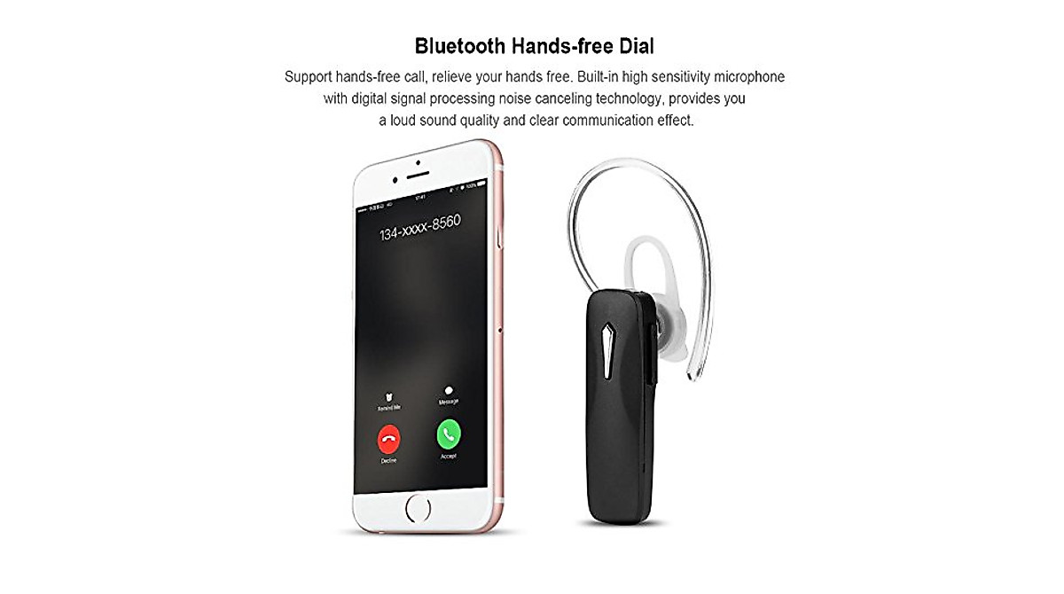Yoidesu Wireless Bluetooth Earbuds - Secure Fit, Noise-Canceling Sound