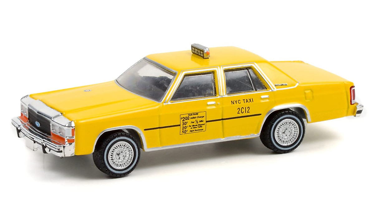 Greenlight 1991 Ford LTD Crown Victoria Yellow NYC Taxi