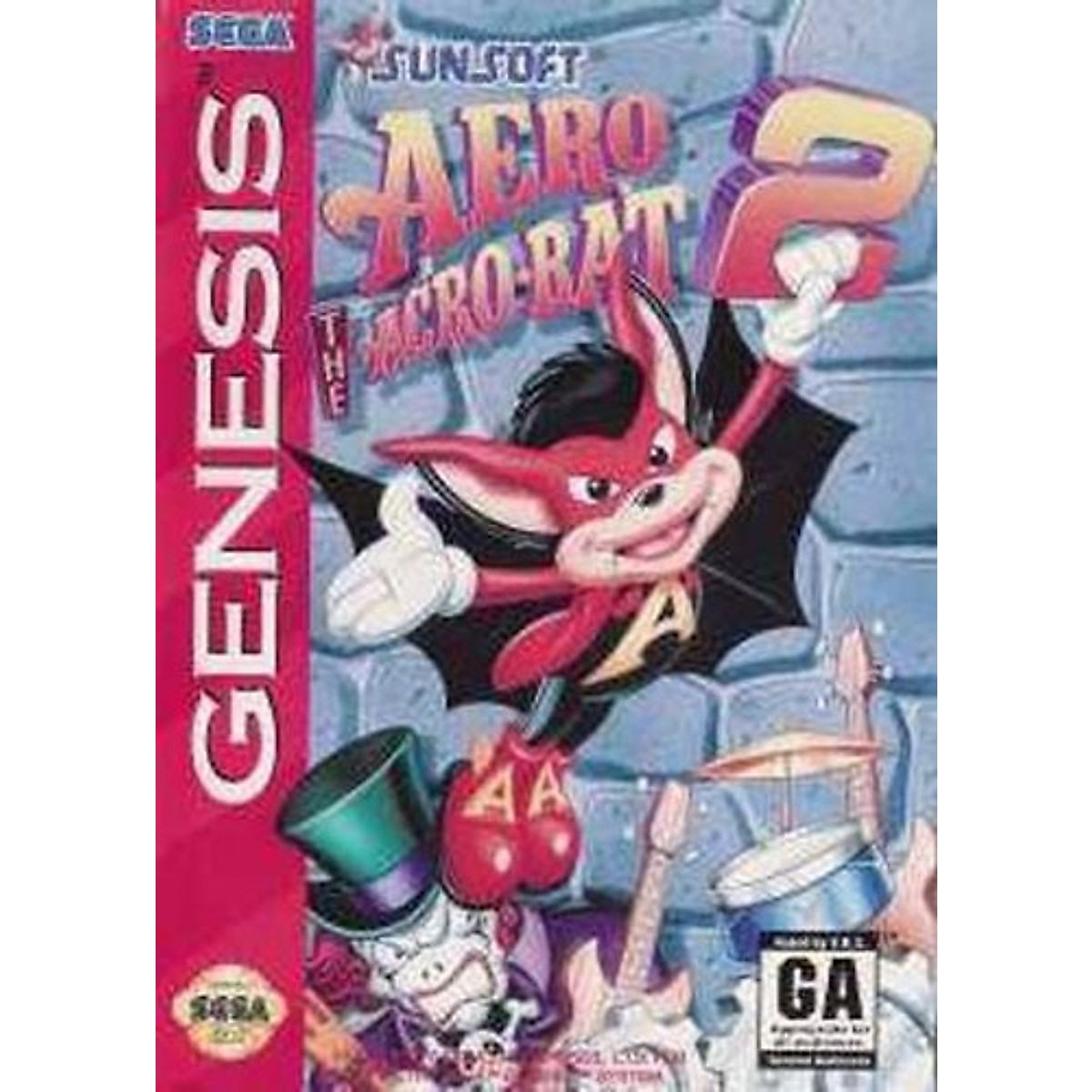 Aero the Acrobat 2 - Sega Genesis