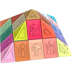 Rongdafeng Soft Pyramid Adventure Building Blocks 31 pcs for Toddlers: A Gentle Introduction to Egypt's Wonders