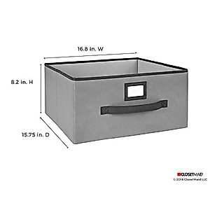 ClosetMaid 25069 Deep Closet Bin, Brown