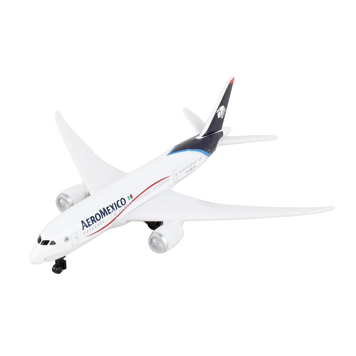 Daron Aeromexico Single Plane, White and Block