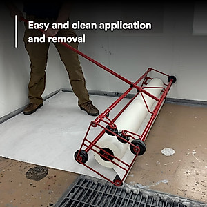 3M Dirt Trap Protection Material 36852, White Color, Nonwoven, Overspray Protection, Traps Dust And Debris, Clean, 28 in x 300 ft