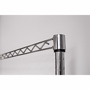 36" Wide Chrome Hang Rail