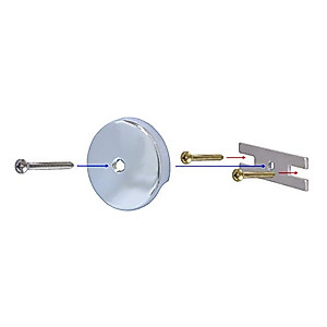 Gold-Hao-the-bathroom Tip-Toe Bath Drain Trim Kit (Chrome)