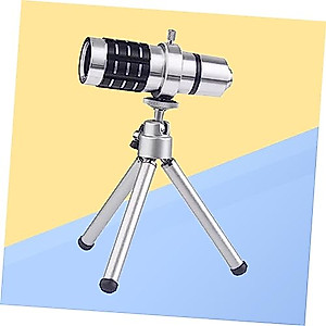 NOLITOY 2pcs Smartphone Phones celulares Smartphone Phone Stand Tripod Phone fisheye Lens 10x Macro Lens for Cell Phone Clip-on Cell Phone Lens 12X Mobile Phone Lens Telescope Lens Suite