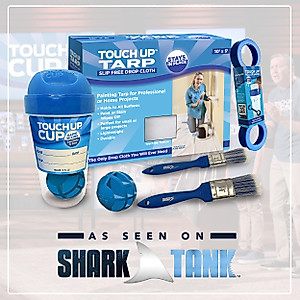 Touch Up Cup Roller Saver Paint Roller Cleaner Tool, House Painting Supplies, Paint Remover Scraper, As Seen On Shark Tank Products, 1 Pack