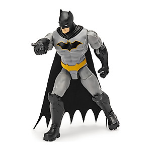 DC Comics Batman 4-inch Action Figure with 3 Mystery Accessories, for Kids Aged 3 and up