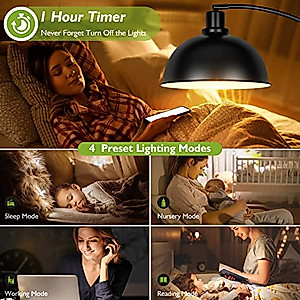 Arc Floor Lamps for Living Room, Modern Tall Standing Lamp Remote Control,Stepless Dimmable Black Floor Lamp with Hanging Dome Shade, Over Couch Arched Reading Lamp for Bedroom, Office (Bulb Included)