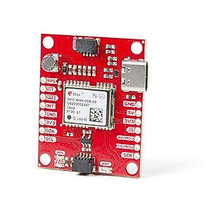 SparkFun GPS Breakout - NEO-M9N, U.FL (Qwiic) Breakout No Soldering Required Breadboardable Contains a Rechargeable Backup Battery Allowing a Warm-Start decreasing time-to-First-fix