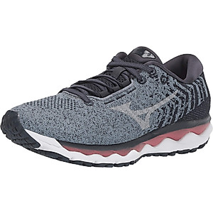 Mizuno Women's Wave Sky WAVEKNIT 3 Running Shoe, citadel-vapor blue, 11 D US