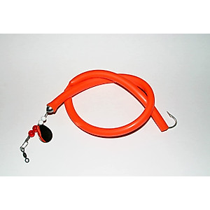 Santini Tube and Worm Lure Trolling 20" 3oz Orange