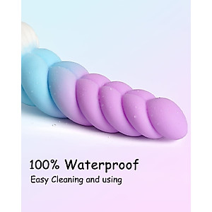 Realistic Monster Silicone Dildo - 8.6" Big Shaped Liquid Dildo with Strong Suction Cup, Huge Thick Dildo for Women, Anal Plug Dildo Prostate Massager Adult Sex Toy for Women Men and Couples