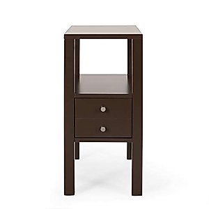 Christopher Knight Home Timber END Table, Dark Walnut
