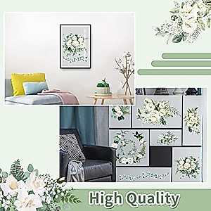 Rub on Transfers for Furniture and Crafts, 3 Design Sheets 11.8" x 5.9" Furniture Decals Transfers, Eucalyptus Decals Rub on Transfers for Furniture (Eucalyptus Style)