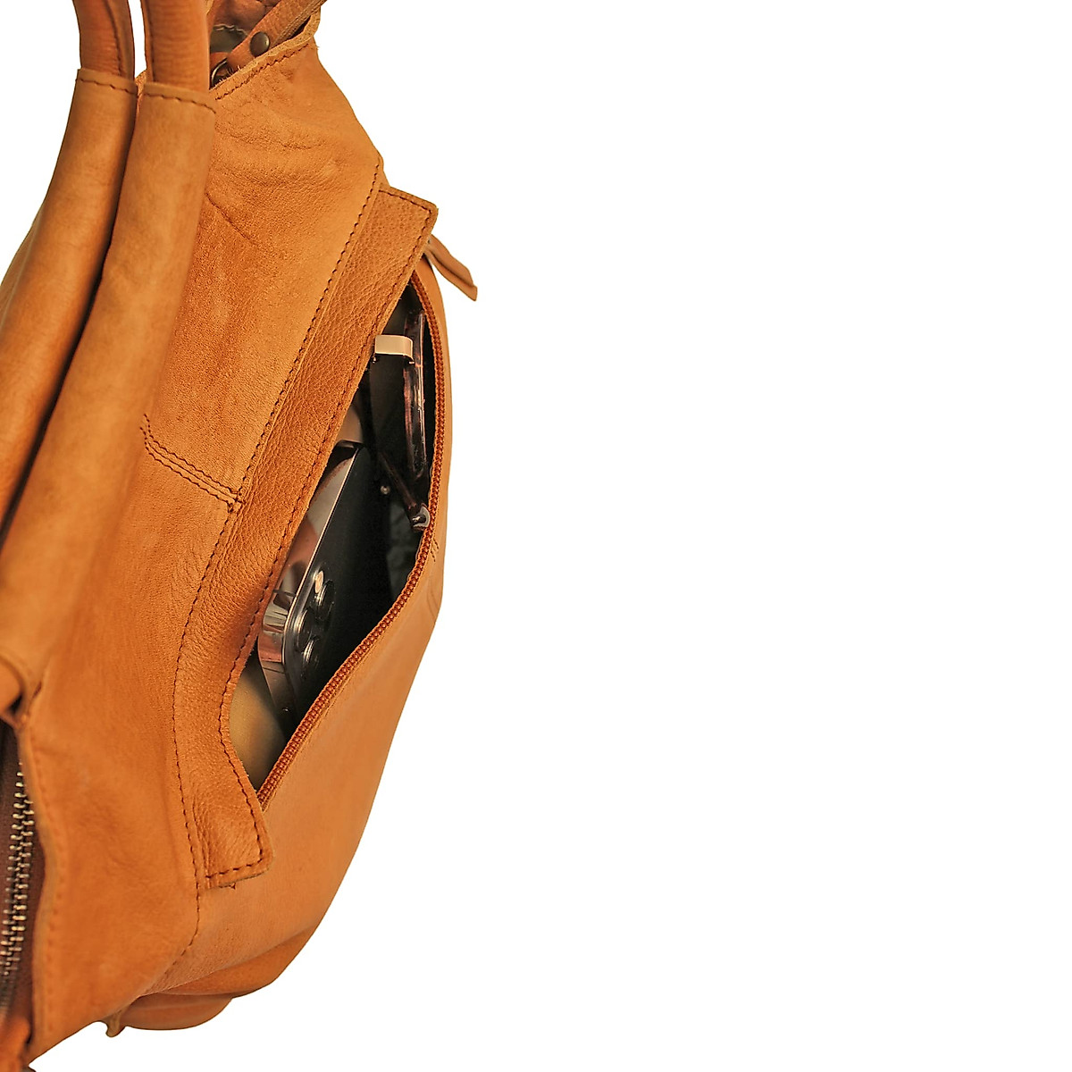 Latico Leathers Dalton Handbag Tote in Black - Made From 100% Genuine Authentic Leather Handcrafted by Artisans