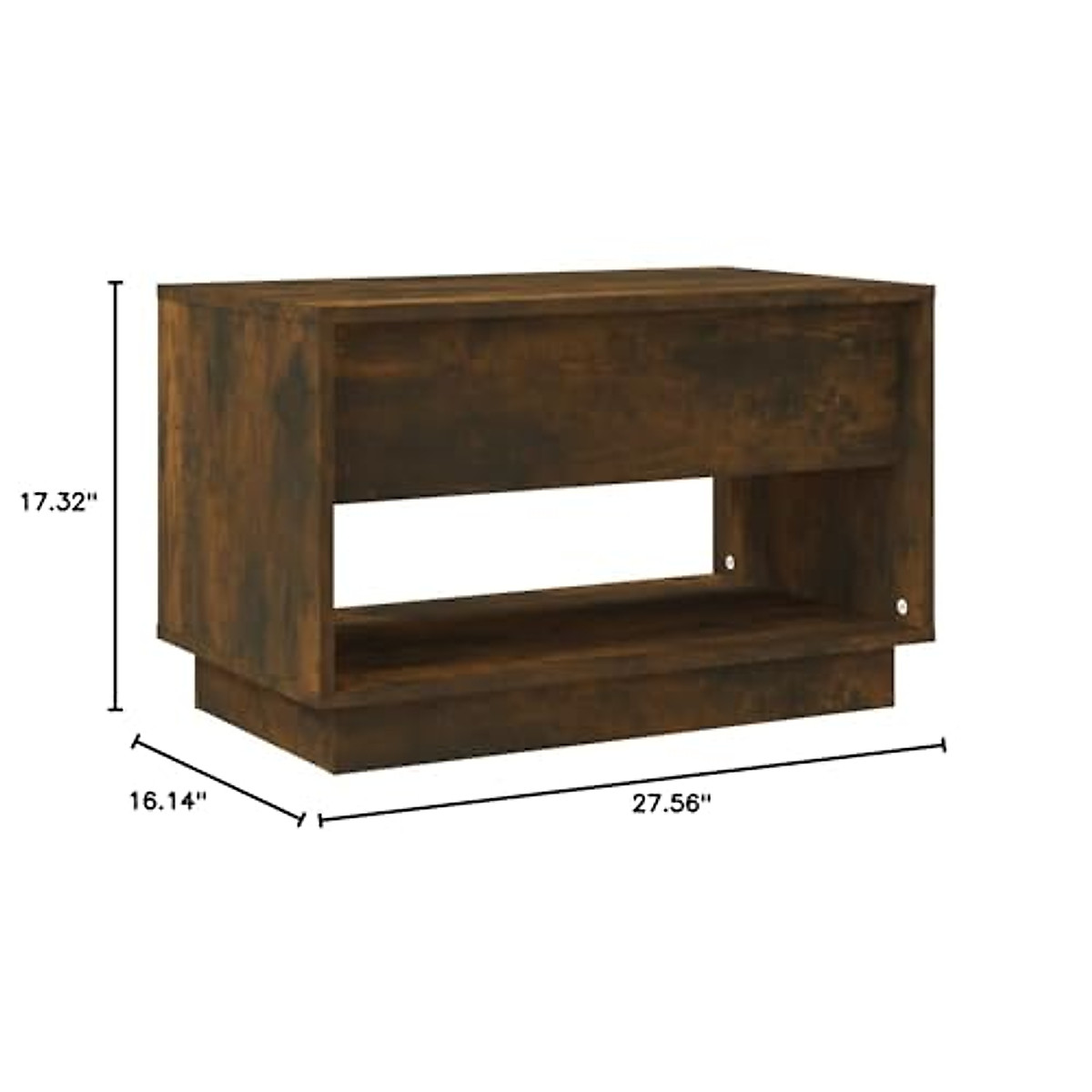 GaRcan TV Cabinet Home Living Room Furniture Stereo HiFi Drawer Cabinet TV Stand Unit Entertainment Centre Grey Sonoma Engineered Wood (Smoked Oak)