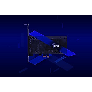 Elgato HD60 Pro1080p60 Capture and Passthrough, PCIe Capture Card, Low-Latency Technology, PS5, PS4, Xbox Series X/S, Xbox One, black