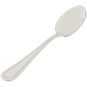 Winco 12-Piece Dots Teaspoon Set, 18-0 Stainless Steel,Silver