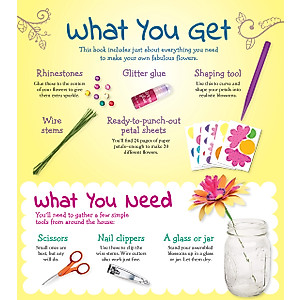 Klutz Fabulous Flowers Craft Kit, Brown/a