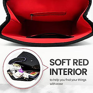 Cris Tassel Neoprene Tote Bag for Women - Crossbody Purse and Shoulder Bag - Neoprene Bag Leopard Print - Interchangeable Tassel Colors - Multipurpose Travel Purse, Beach Bag, Gym Bag, Pool Bag