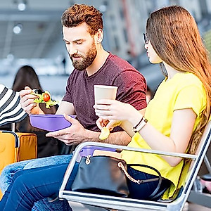 MKAVOE Bento Box Adult Lunch Box, 3-in-One Stackable Bento Lunch Box for Kids/Adults, 8 Compartments & Utensil Set Lunch Box Kids, Leak-Proof Bento Boxes for Work, Picnic, School