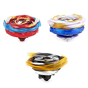 Hiash Burst Gyros Battling Top Battle Burst High Performance Set, Gaming Top Spinning Toy,Birthday Party School Gift Idea Toys for Boys Kids Children Age 6+, 4 Pieces Pack