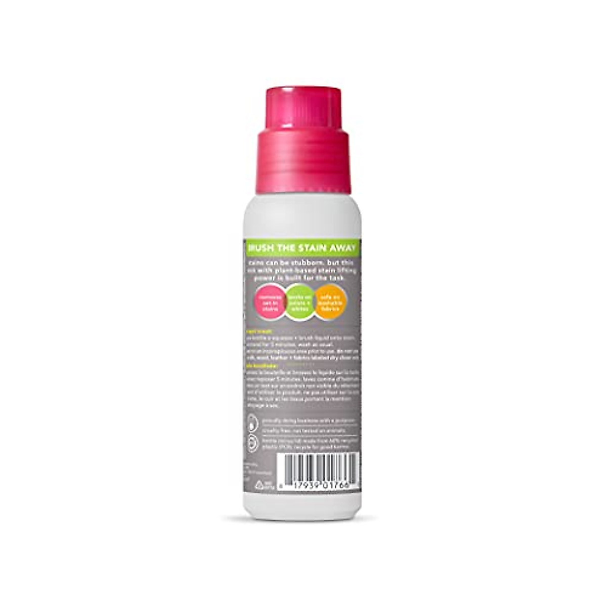 Method Stain Remover, Fragrance Free, Built-in Brush & Plant-Based Formula Combine to Target Set-in Stains, 6 FL Oz, (Pack of 9)