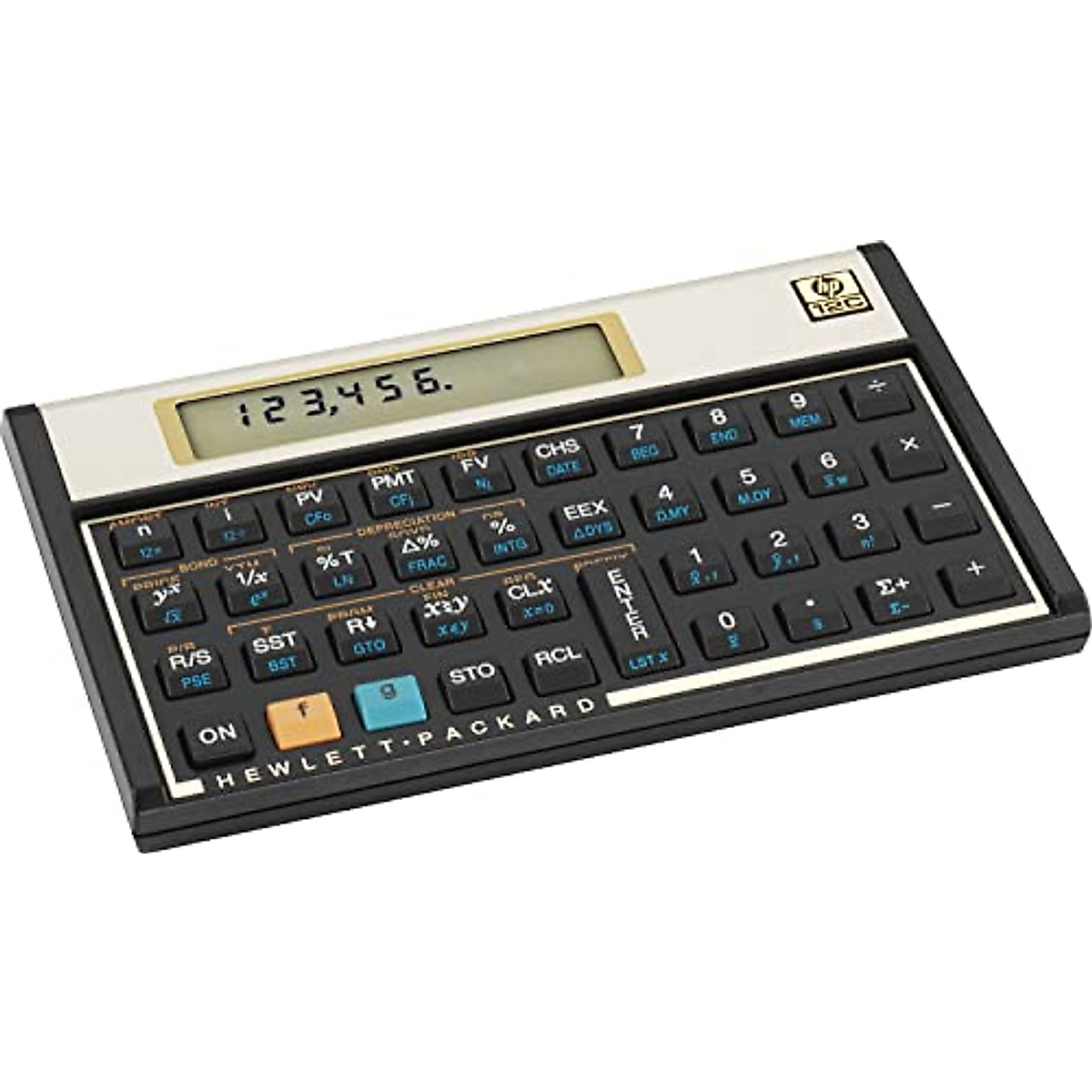 HP 12C Financial Calculator, 120 Functions, 5 x 3-1/8, 10-Digit LCD