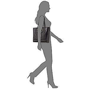 I.N.C. Women`s Ajae Bangle Crochet Tote (Black, One Size)