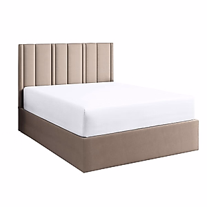 Banke Bihari 100% Egyptian Cotton 600 TC 1 Piece Fitted Sheet Only Soft & Smooth Hotel Feel Sateen Weave Solid 15" inch Extra Deep Pocket (Full XL-White)