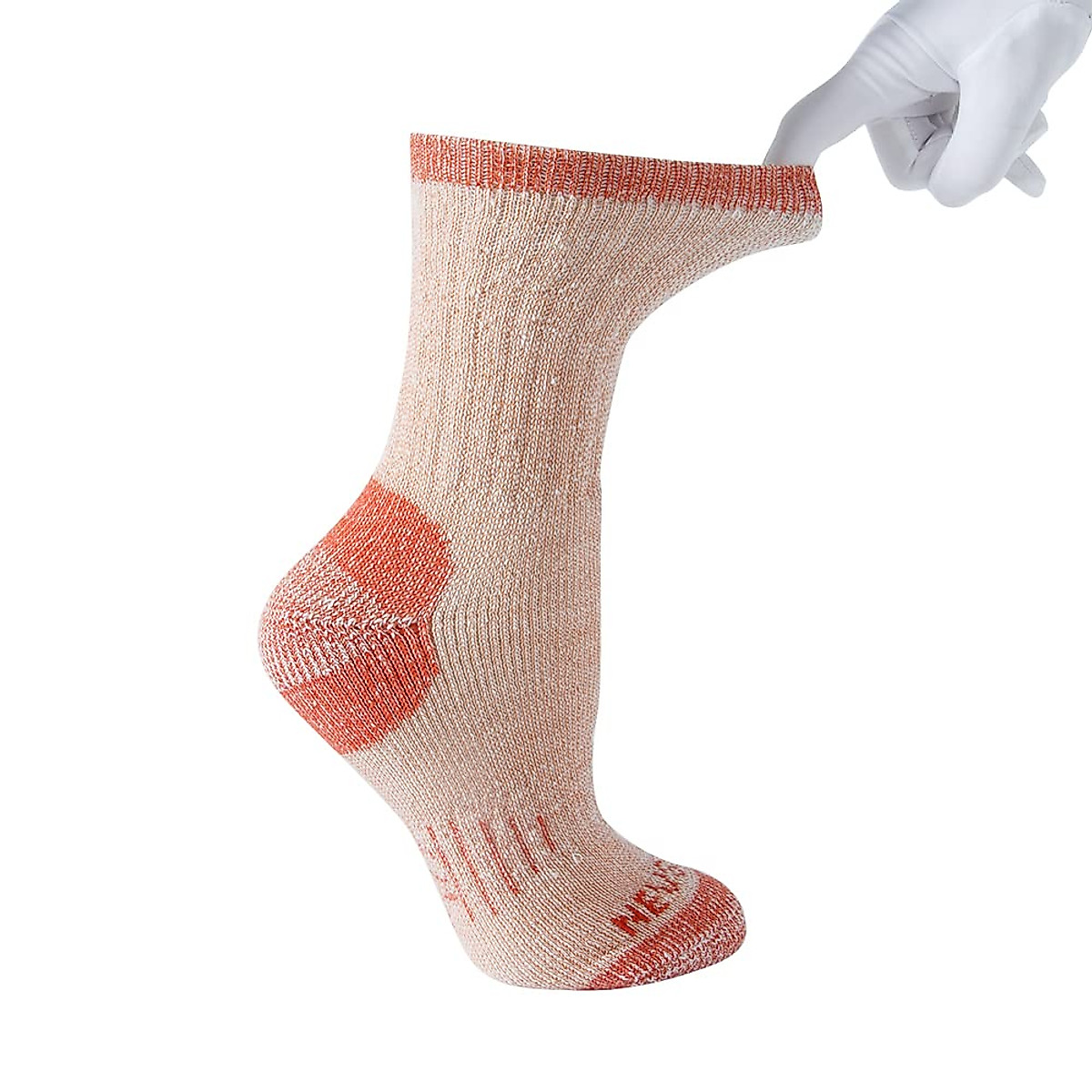 NEVSNEV 1pairs 70% Warm Wool Women Crew Socks - Hiking Outdoor Athletic Thermal Thickening Cushion 9-11