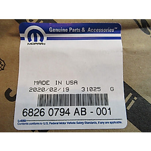 2015-2019 Dodge Challenger 392 HEMI Shaker Hood Scoop Nameplates (2) Mopar OEM