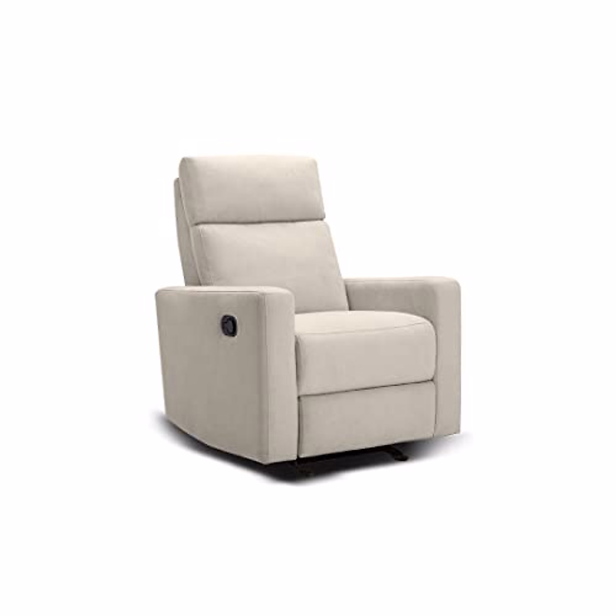 Nurture& The Manual Glider Premium Modern Recliner Nursery Glider Chair with Spill, Stain Proof Fabric | Designed with a Thoughtful Combination of Function and Comfort | Water Repellant (Ivory)