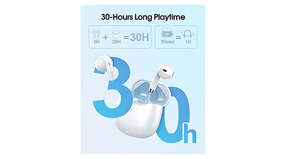 Coioc Wireless Earbuds: Ultra-Light & Waterproof Bluetooth 5.3