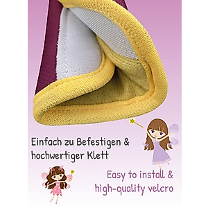 2X HECKBO car Seatbelt Protector with Fairy Fairies for Children Boys Girls, Belt Shoulder pad Pads, car seat Belt Protection, Safety seat Belt pad Pillow, Kids Belt Padding - 2.36“ x 8.27“