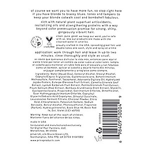 privé blonde rush conditioner blue-violet conditioner/tones & brightens natural or bleached blondes & highlighted brunettes/strengthens damaged hair 237ml / 8oz