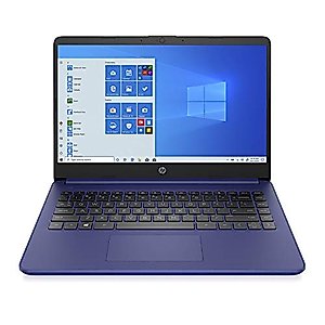HP 14 Laptop, AMD 3020e, 4 GB DDR4 RAM, 64 GB eMMC Storage, 14-inch HD Touchscreen Display, Windows 10 Home (14-fq0040nr, 2020 Model) (Renewed)