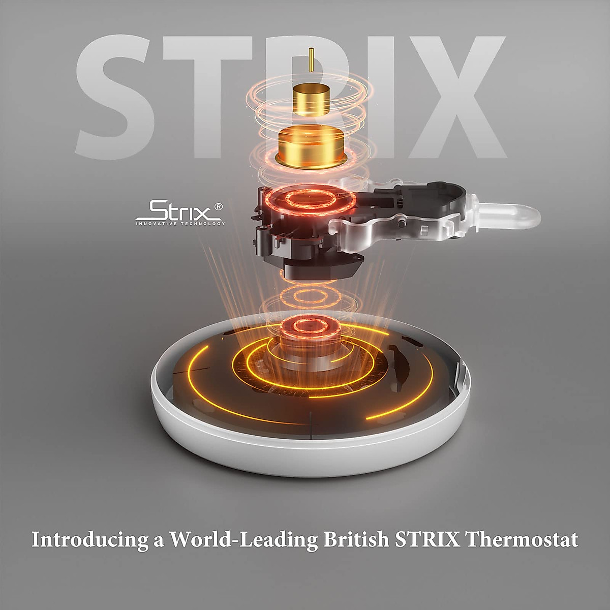 Gooseneck Electric Kettle Fabuletta 1500W Ultra Fast Boiling Water Kettle 100% Stainless Steel for Pour-over Coffee & Tea Leak-Proof Design French Press Boil-Dry Protection 1L (FKT003 Light Grey)