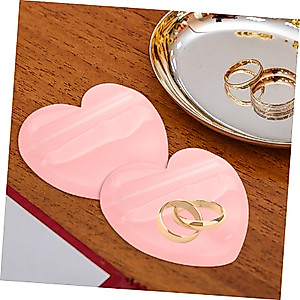 50 Pcs Heart Shaped Heart Shaped Bags Valentine Bag Heart Food Self Sealing Bags Heart Self Sealing Bags for Trinket Small Heart Shape Self Sealing Bags