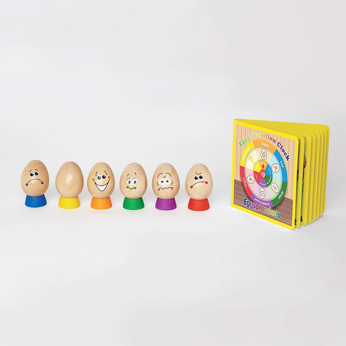 Hape Eggspressions Wooden Learning Toy with Illustrative Book