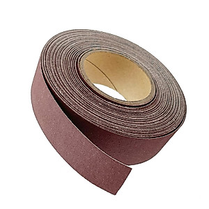 600 Grit Continuous Sandpaper Roll 1" x 26 Feet Emery Cloth Aluminium Oxide Abrasive Sandpaper Roll Drum Sander Sandpaper Rolls for Wood Furniture Finishing Metal Sanding Automotive Polishing
