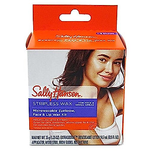 Sally Hansen Microwaveable Wax Kit For Eyebrow/Face/Lip (3 Pack)