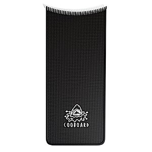 Authentic Cooboard Balayage Board with Teeth | Original Highlighting Paddle from The Maker of Cooboard Hair Highlighting Kit | Easy to Clean, Sturdy, Lightweight (Black)