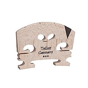 Aubert Teller Germany V Insert Semi Fitted Violin Bridge 4/4, 9142-44